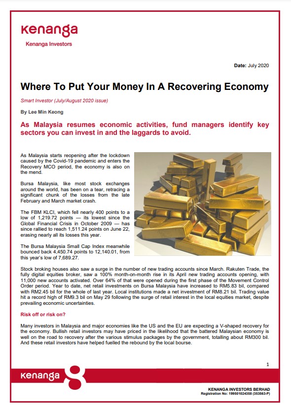Smart Investor: Where to Put Your Money in a Recovering Economy ...